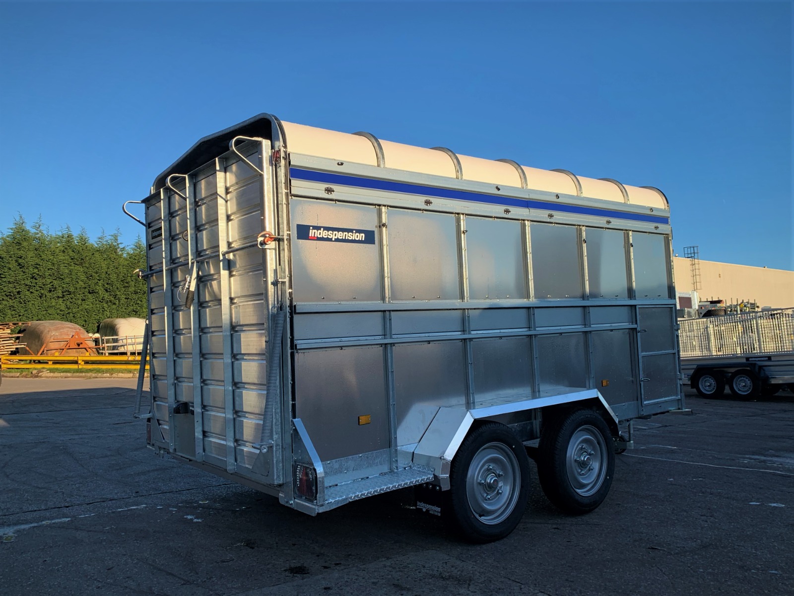Indespension Twin Axle 12' x 6' x 6'H Livestock Trailer w/ optional ...
