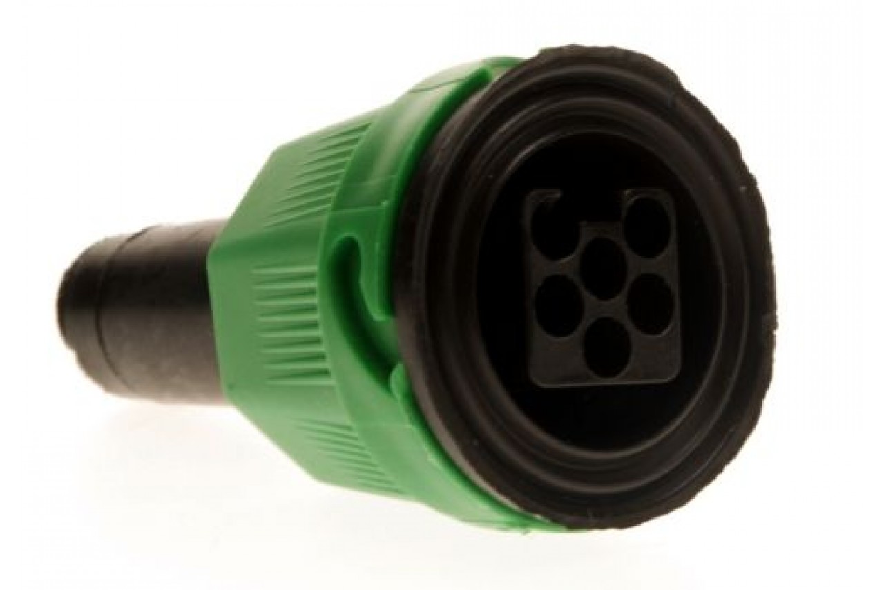 6 PIN Square Plug Connector - Righthand | Indespension