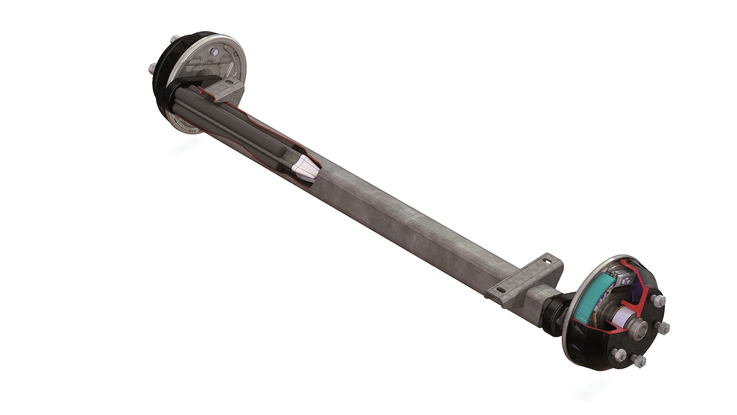 1400kg Indespension SuperRide Axle (Alko Auto Adjust) | Indespension