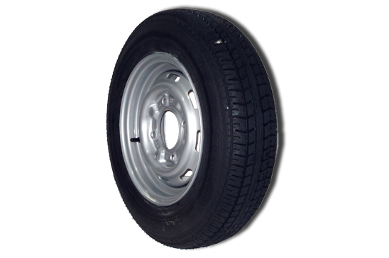 Wheel & Tyre Assembly 155/80R x 13 - 4 x M12 Studding, 139.7mm PCD, 95 ...